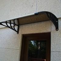 China Window 1500mm Aluminum Bracket Polycarbonate Awning Canopy with 15 Years Bracket Shade for sale