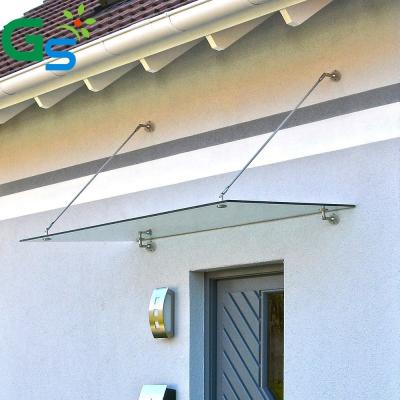 China Glass Panel Stainless Steel Canopy Building Hardware Canopy Awning Holder Customized for sale