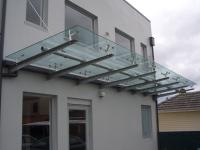 China Glass Panel Stainless Steel Canopy Building Hardware Canopy Awning Holder Customized for sale