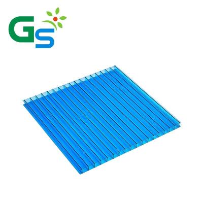 China Contemporary Design Style TwinWall Honeycomb Polycarbonate Hollow Sheet 6mm Thickness for sale