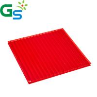 China Contemporary Design Colored Polycarbonate Hollow Sheet for Roofing 4mm-20mm Thickness for sale