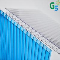 China Contemporary Design Colored Polycarbonate Hollow Sheet for Roofing 4mm-20mm Thickness for sale
