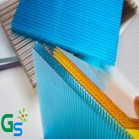 China 4-20mm Thickness PC Hollow Sheet for Home Greenhouse Length 5800mm/6000mm/11800mm/12000mm for sale