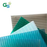 China Clear Blue Green Opal Brown Red Brown Yellow 8mm Twin Wall Polycarbonate PC Hollow Sheet for sale