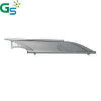 China Manual Operation Method PC Coated Anti-Uv Stainless Steel Support Polycarbonate Canopy for sale