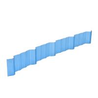 China 10 years warranty impact resistance polycarbonate corrugated plastic roofing sheet for highway sound insulation for sale