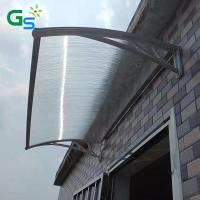 China Easy Install Diy Polycarbonate Awning Shade Canopy Plastic Window Awning For Outdoor Sunshade for sale