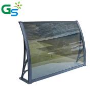 China Malaysia Price Bronze Hollow Sheet Plastic Bracket Door Awning Polycarbonate Awning For Window Canopies for sale