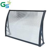 China Malaysia Price Bronze Hollow Sheet Plastic Bracket Door Awning Polycarbonate Awning For Window Canopies for sale