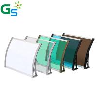 China 1000mm 1200mm Diy Aluminum Bracket Canopies Transparent Polycarbonate Awning For Outdoor Window for sale
