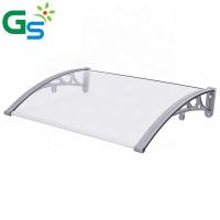 China 1000mm 1200mm Diy Aluminum Bracket Canopies Transparent Polycarbonate Awning For Outdoor Window for sale