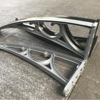 China 1000mm 1200mm Diy Aluminum Bracket Canopies Transparent Polycarbonate Awning For Outdoor Window for sale
