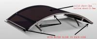China New Design  Rainbow  Aluminum Awning Canopy For Poland ,Italy Door Window Cover Aluminum Canopy for sale