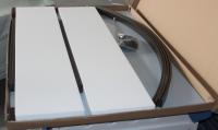 China New Design Rainbow  Aluminum Awning With 4mm Shade Canopy Polycarbonate Hollow Sheet Cover For European Market for sale