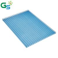 China Guansu Manufactured Price Opal Colored Plastic Hollow Sheet  4mm Twin Wall Polycarbonate Sheet for sale