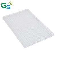China Malaysia Wholesale Price Skylight Dome 4X8 Plastic Twinwall Polycarbonate Hollow Sheet Roofing Sheet For Wall Panel for sale