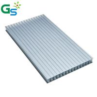 China Smoked Plastic Hollow Roof Sheet 12Mm Multiwall Polycarbonate Sheet For Front Door Canopy Shade for sale
