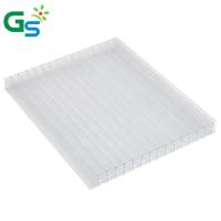 China Smoked Plastic Hollow Roof Sheet 12Mm Multiwall Polycarbonate Sheet For Front Door Canopy Shade for sale