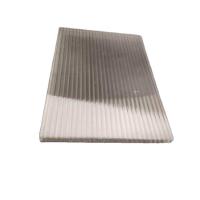 China 12mm UV Protection Blue Colored PC Hollow Sheet 16Mm Triple Wall Polycarbonate Sheet For Greenhouse for sale