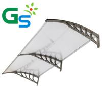 China Factory Price 1000mm*1000mm Plastic Door Canopy With Polycarbonate Window Awning for sale