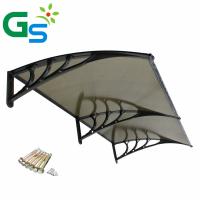 China Factory Price 1000mm*1000mm Plastic Door Canopy With Polycarbonate Window Awning for sale