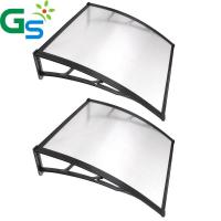 China Factory Price Sun Shade Protection Balcony Garden Gazebos Aluminum Bracket Polycarbonate Door Canopy for sale