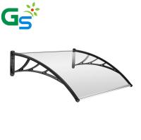 China Factory Price Sun Shade Protection Balcony Garden Gazebos Aluminum Bracket Polycarbonate Door Canopy for sale