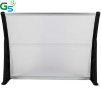 China Diy Outdoor Polycarbonate Cover Front Door Patio Canopy Sun Shetter Rain Snow Protection Bronze Hollow Sheet Window Awning for sale