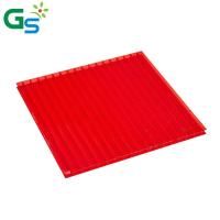 China 4mm 6mm 8mm 10mm Greenhouse Dual Wall Polycarbonate Transparent Hollow Sheet for sale