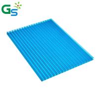 China 4mm 6mm 8mm 10mm Greenhouse Dual Wall Polycarbonate Transparent Hollow Sheet for sale
