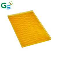 China Factory Price  Opal Color 5mm Twin Wall Hollow Polycarbonate Sheet for Greenhouse Roofing Panel for sale