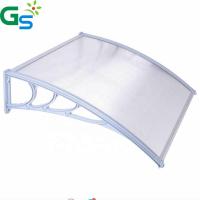 China 1Mx1 Medorn Design Aluminum Composite Polycarbonate Shop Front Awning Canopy For Roof Water Leak for sale