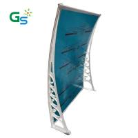 China 1Mx1 Medorn Design Aluminum Composite Polycarbonate Shop Front Awning Canopy For Roof Water Leak for sale