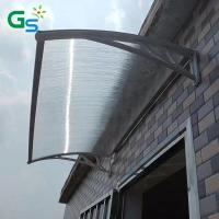 China 1Mx1 Medorn Design Aluminum Composite Polycarbonate Shop Front Awning Canopy For Roof Water Leak for sale