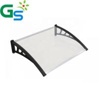 China Uv Coating Window Well Cover Rain Shade Polycarbonate Solid Sheet Aluminum Canopy for sale