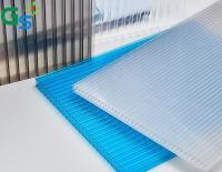 China Nigeria Plastic Hollow Sheet 20mm Four Layer Polycarbonate Transparent Roofing Sheet For Skylight Printing for sale