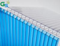 China Nigeria Plastic Hollow Sheet 20mm Four Layer Polycarbonate Transparent Roofing Sheet For Skylight Printing for sale