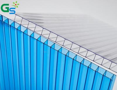 China Vietnam Uv Resistant White Twin Wall Alveolar 6mm Polycarbonate Roofing Hollow Sheet For Printing for sale
