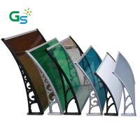 China DIY Easy Install  Plastic Polycarbonate Outdoor Window Awning Canopy for Italy and UK Market for sale