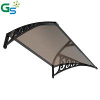 China 60Cm 80Cm 100Cm 120Cm 150Cm Strong Black Plastic Bracket Outdoor Window Canopy for sale