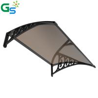 China Guansu Factory Heat Resistant Uv Coating Polycarbonate Hollow Sheet Covering Plastic Awning for sale