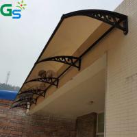 China Guansu Factory Heat Resistant Uv Coating Polycarbonate Hollow Sheet Covering Plastic Awning for sale