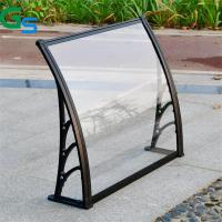 China Guansu Factory Heat Resistant Uv Coating Polycarbonate Hollow Sheet Covering Plastic Awning for sale