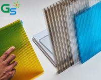 China 4mm Twin Wall Polycarbonate Hollow Sheet for Greenhouse Decoration Contemporary Style for sale