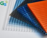 China 4mm Twin Wall Polycarbonate Hollow Sheet for Greenhouse Decoration Contemporary Style for sale