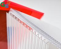 China 4mm Twin Wall Polycarbonate Hollow Sheet for Greenhouse Decoration Contemporary Style for sale