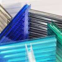 China 50 Micor UV Coating 5mm Twinwall Hollow Polycarbonate Sheet for Greenhouse and Carport for sale