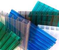 China 50 Micor UV Coating 5mm Twinwall Hollow Polycarbonate Sheet for Greenhouse and Carport for sale
