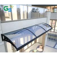 China Customized PC Coated Modern Design Canopy Roof Polycarbonate Rain Awning for Versatile for sale