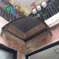 China Customized PC Coated Modern Design Canopy Roof Polycarbonate Rain Awning for Versatile for sale